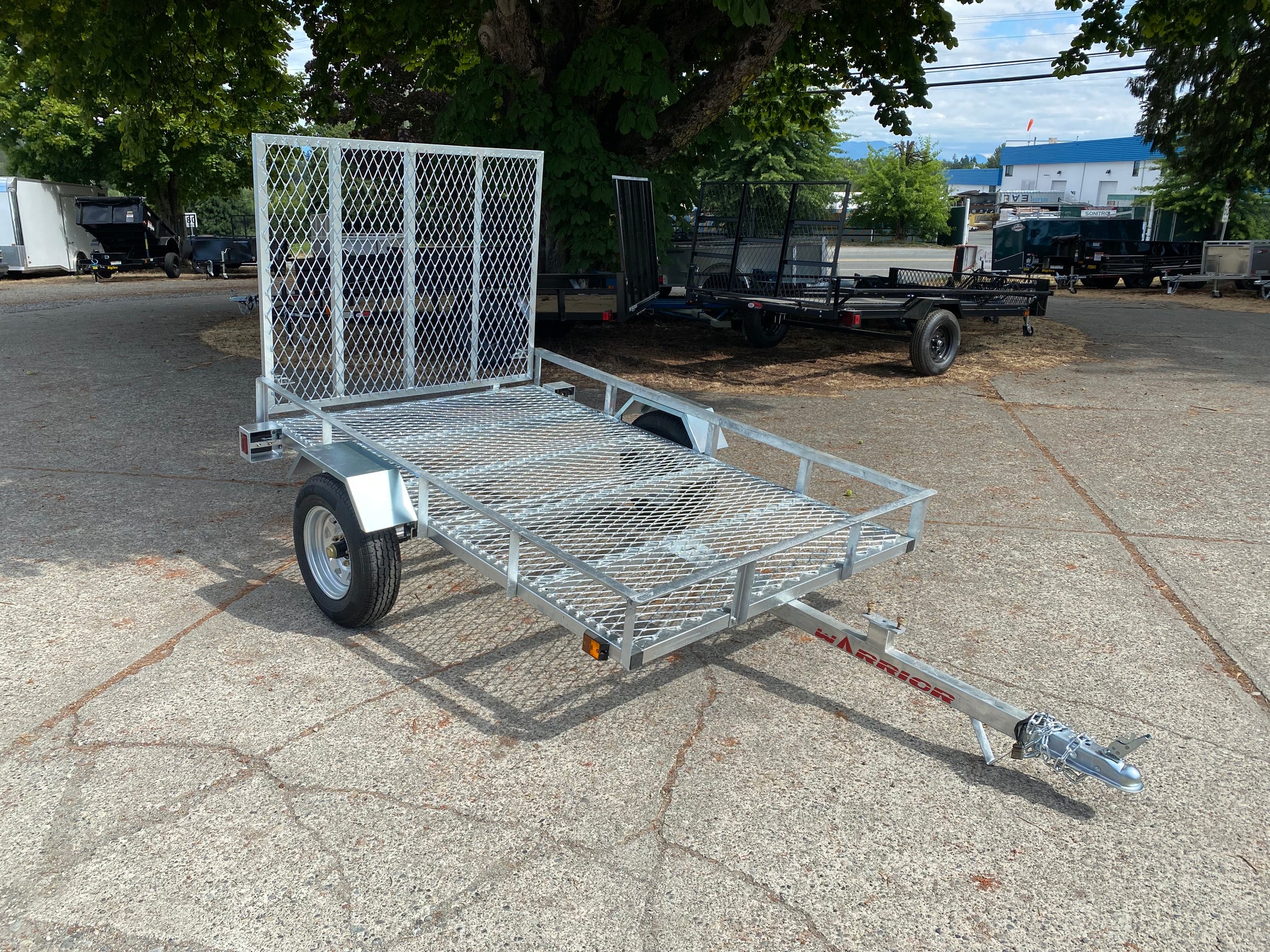 Warrior 5x8 Galvanized ATV Trailer