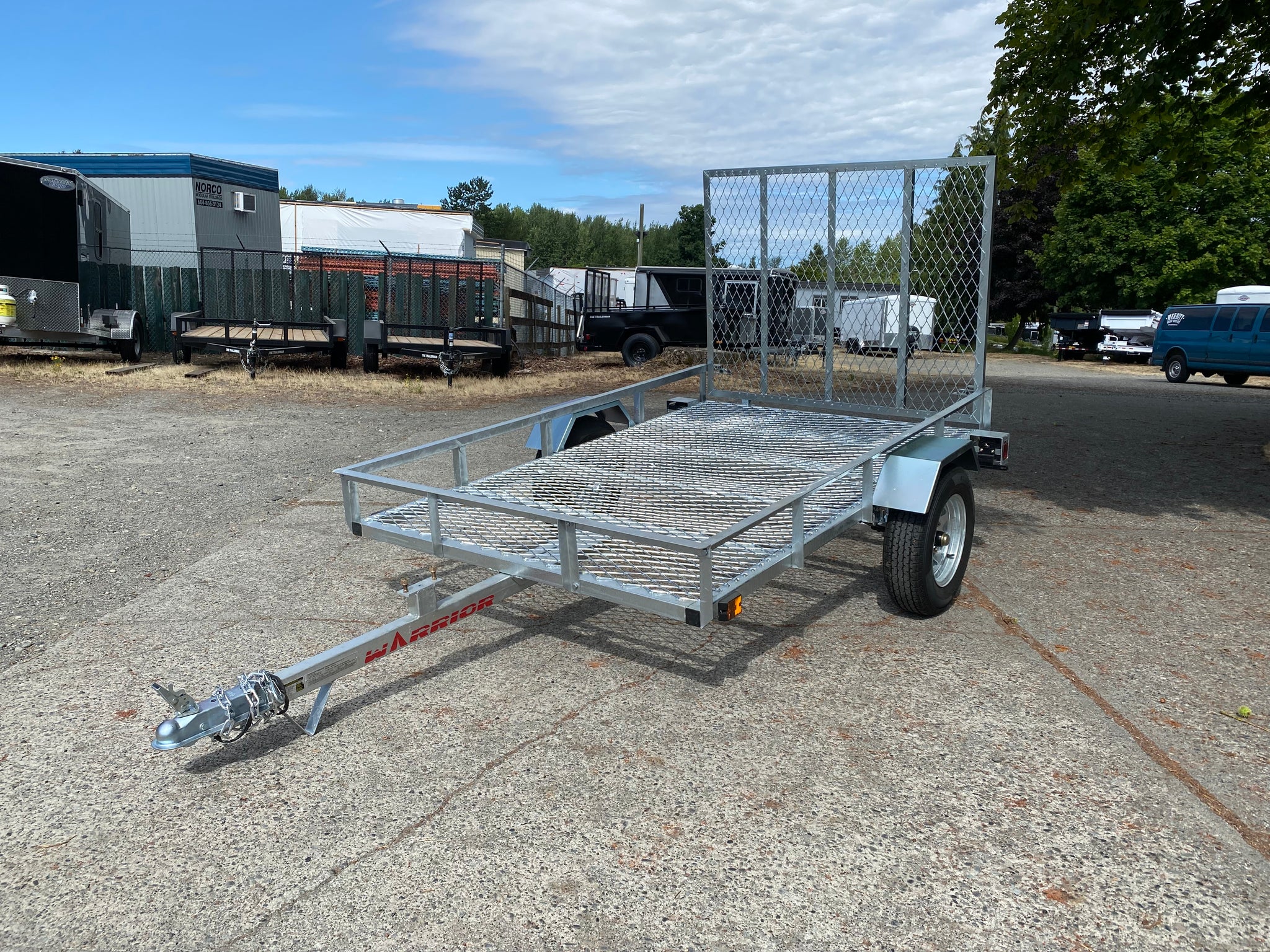Warrior 5x8 Galvanized ATV Trailer